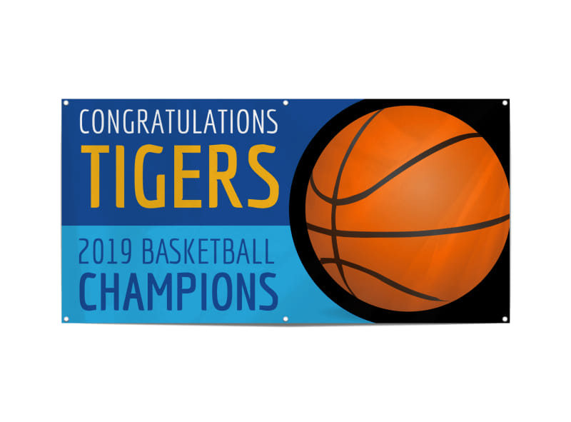 Champion Basketball Banner Template MyCreativeShop