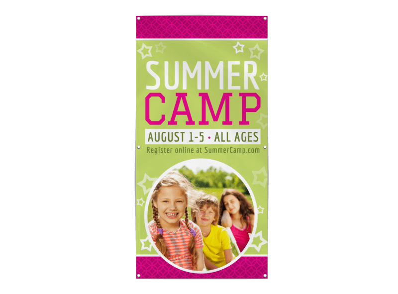 Fun Summer Camp Banner Template | MyCreativeShop