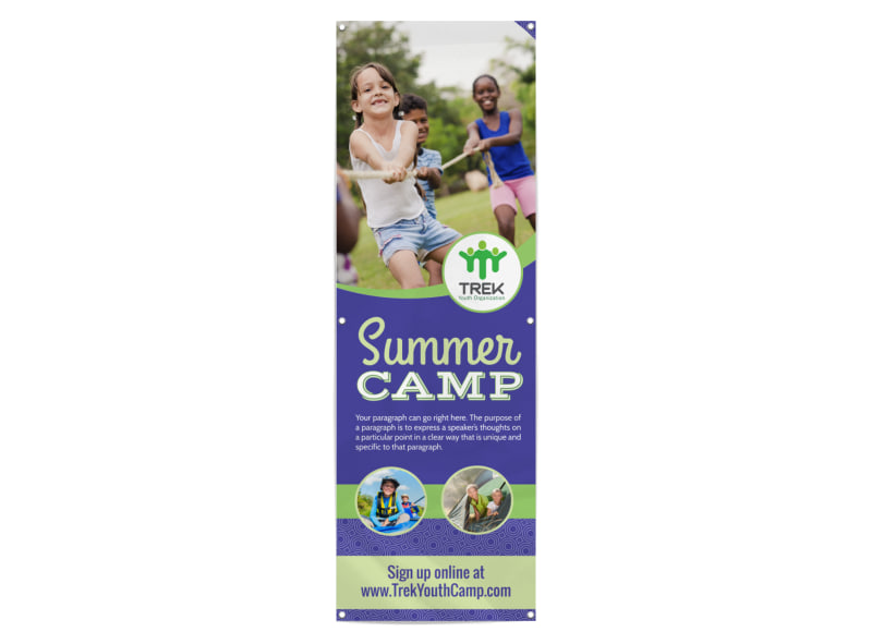Beautiful Summer Camp Banner Template | MyCreativeShop