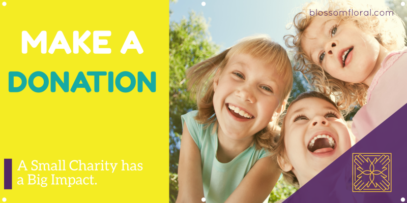 Make A Donation Banner Template | MyCreativeShop