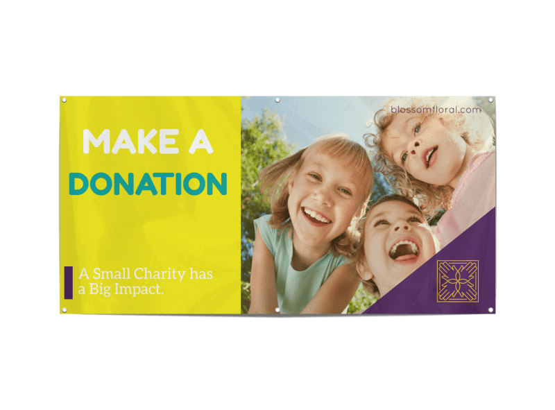 Make A Donation Banner Template MyCreativeShop