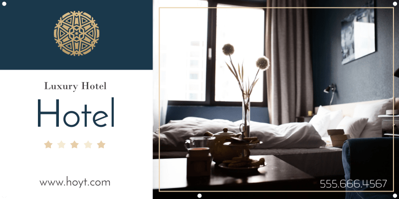 Luxury Hotel Banner Template | MyCreativeShop