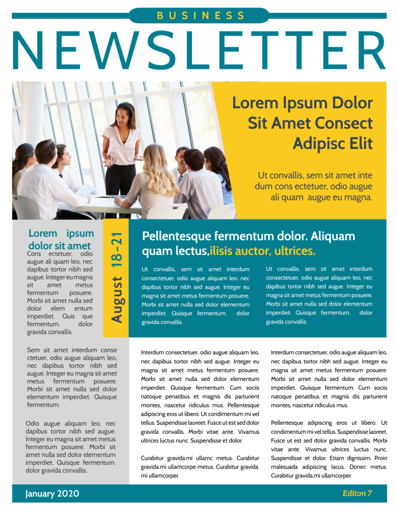 Awesome Newsletter Templates Newsletter Template Aep22