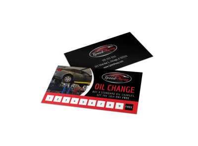 Auto Repair Loyalty Card Templates | MyCreativeShop
