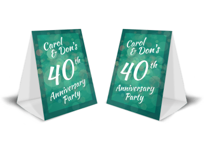 Event Table Tent Templates | MyCreativeShop