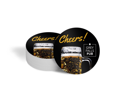 Restaurant Coaster Templates | MyCreativeShop