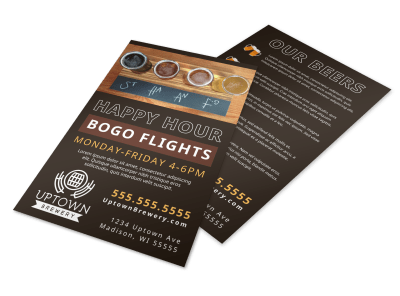Bar Flyer Templates | MyCreativeShop