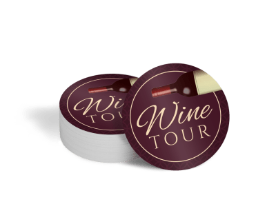 Wine Coaster Templates | MyCreativeShop