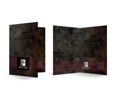 Law Pocket Folder Templates | MyCreativeShop