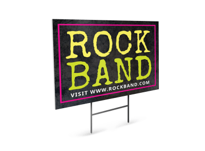 Band Yard Sign Templates | MyCreativeShop