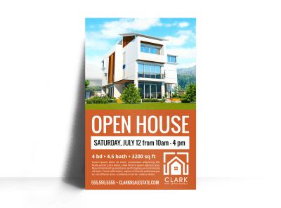 Open House Poster Templates | MyCreativeShop