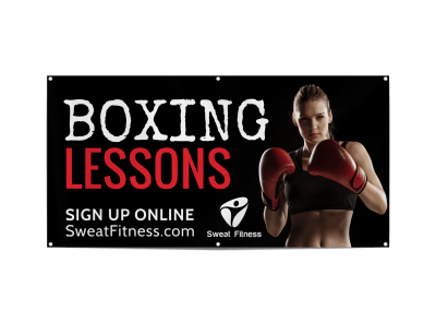 Boxing Fabric Banner Templates | MyCreativeShop