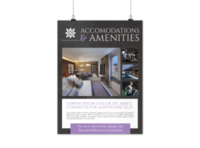 Hotel Poster Templates | MyCreativeShop