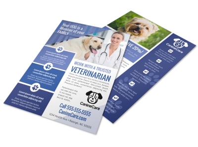 Veterinarian Flyer Templates | MyCreativeShop