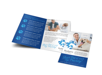 Veterinarian Brochure Templates | MyCreativeShop
