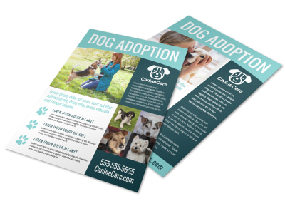 Animal Shelter & Pet Adoption Flyer Template