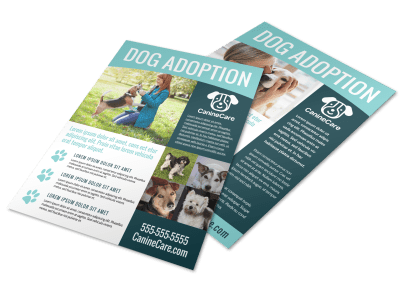 Animal Shelter & Pet Adoption Flyer Template