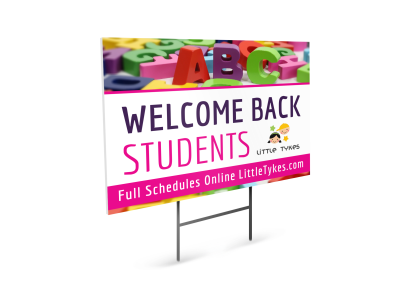 School Yard Sign Templates | MyCreativeShop