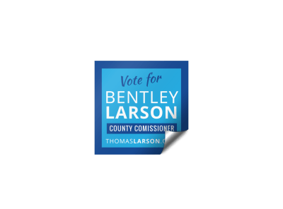 Political Square Sticker Templates | MyCreativeShop