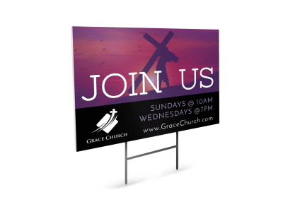 Church Yard Sign Templates