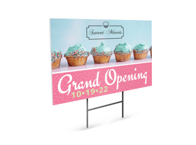 Grand Opening Yard Sign Templates | MyCreativeShop