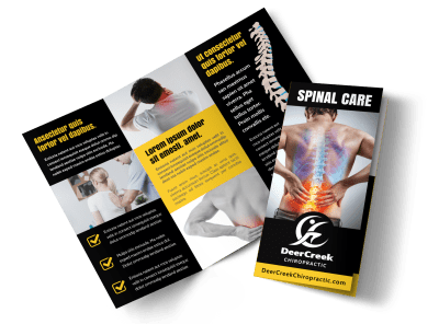 Chiropractic Brochure Templates | MyCreativeShop