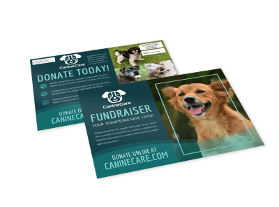 Fundraising Postcard Templates | MyCreativeShop