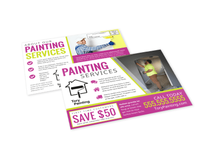 Painting Postcard Templates | MyCreativeShop