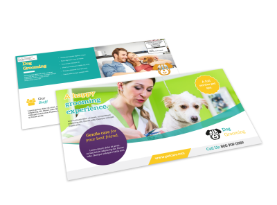 Dog Grooming Brochure Templates | MyCreativeShop