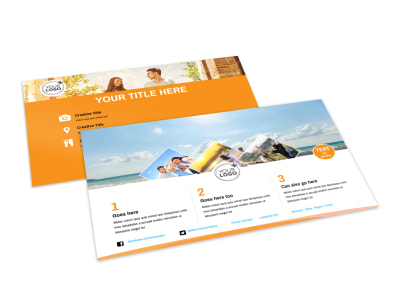 Travel Agent Postcard Templates | MyCreativeShop