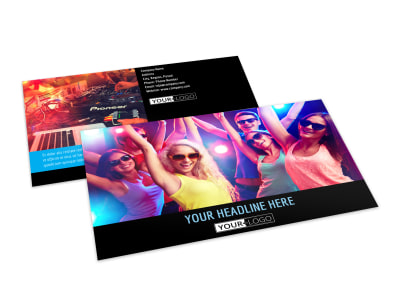 Nightclub Postcard Templates | MyCreativeShop