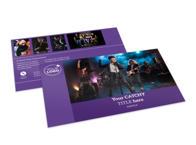 Concert Postcard Templates | MyCreativeShop