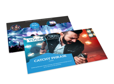 Concert Postcard Templates | MyCreativeShop