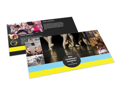 Dance Postcard Templates | MyCreativeShop