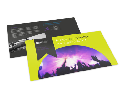 Concert Postcard Templates | MyCreativeShop