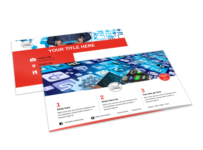 Technology Postcard Templates | MyCreativeShop