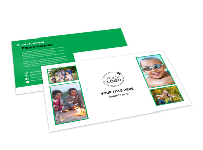 Summer Camp Postcard Templates | MyCreativeShop