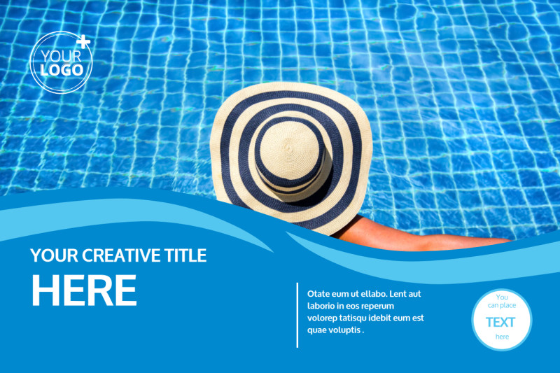Pool Cleaning Postcard Template | MyCreativeShop