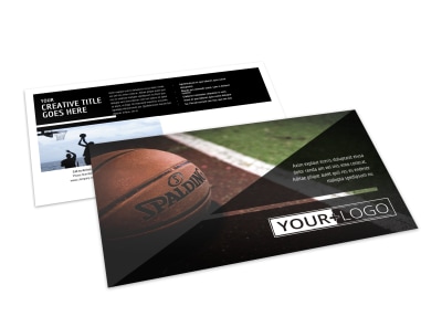 Basketball Postcard Templates | MyCreativeShop
