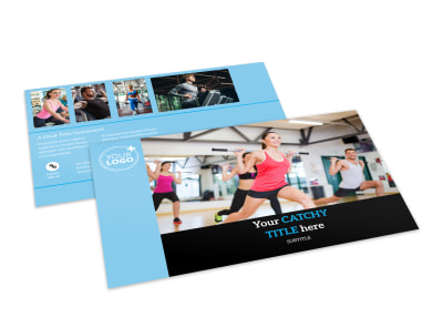Personal Trainer Postcard Templates | MyCreativeShop