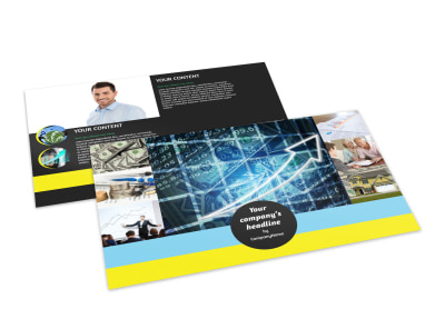 Financial Advisor Postcard Templates | MyCreativeShop