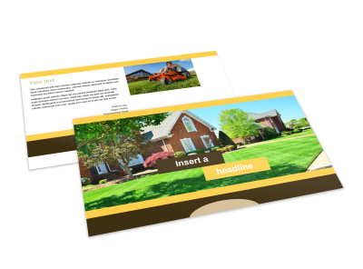 Lawn & Garden Postcard Templates | MyCreativeShop
