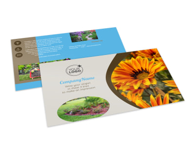 Lawn & Garden Postcard Templates | MyCreativeShop