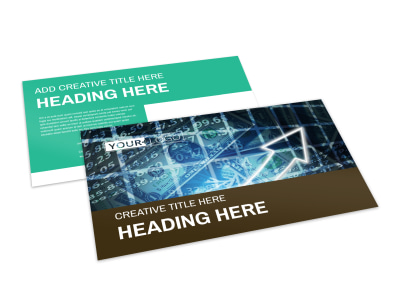 Financial Advisor Postcard Templates | MyCreativeShop