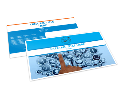 Technology Postcard Templates | MyCreativeShop