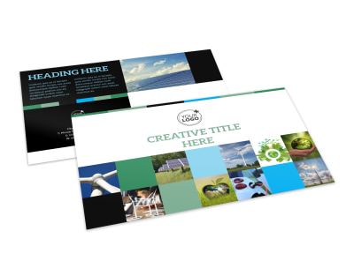 Energy & Environment Postcard Templates | MyCreativeShop