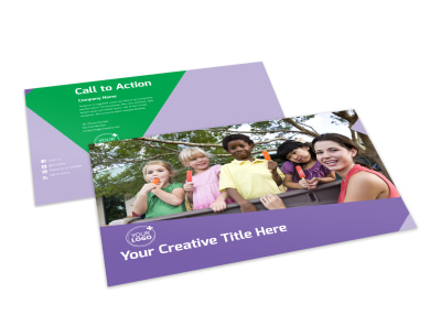 Daycare Postcard Templates | MyCreativeShop