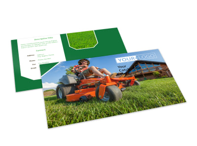 Lawn Care Postcard Templates | MyCreativeShop