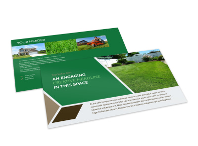 Lawn & Garden Postcard Templates | MyCreativeShop