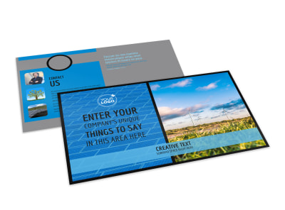 Energy & Environment Postcard Templates | MyCreativeShop
